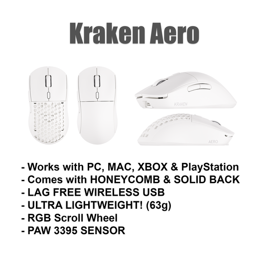 Gaming Mice | Ultra Lightweight Gaming Mouse by KRAKEN KEYBOARDS ...