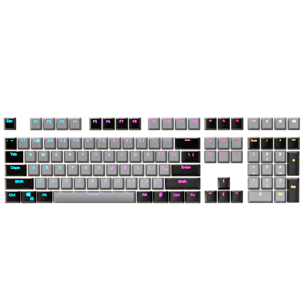 Stealth Keycap Set - Kraken Keycaps – Kraken Keyboards