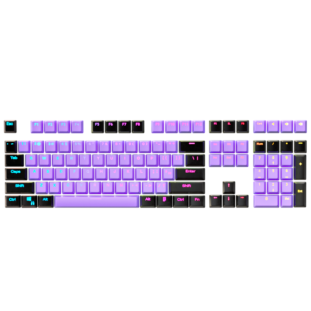 Black Lotus Keycap Set - Kraken Keycaps – Kraken Keyboards