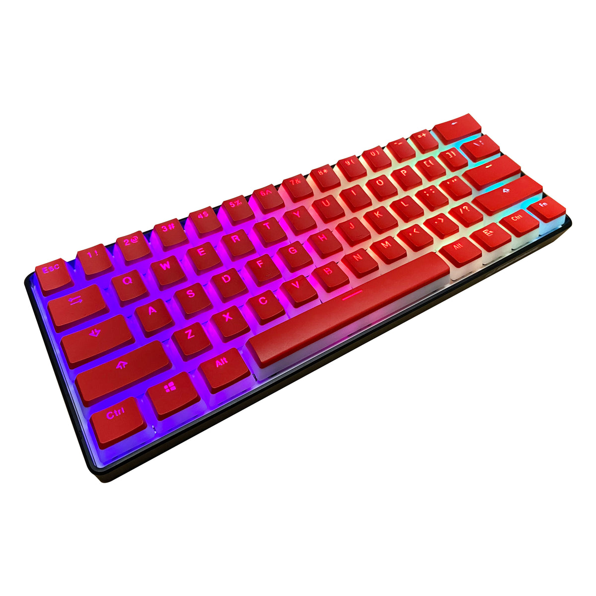 Red Pudding Keycap Set (ISO Keys included) – Kraken Keyboards