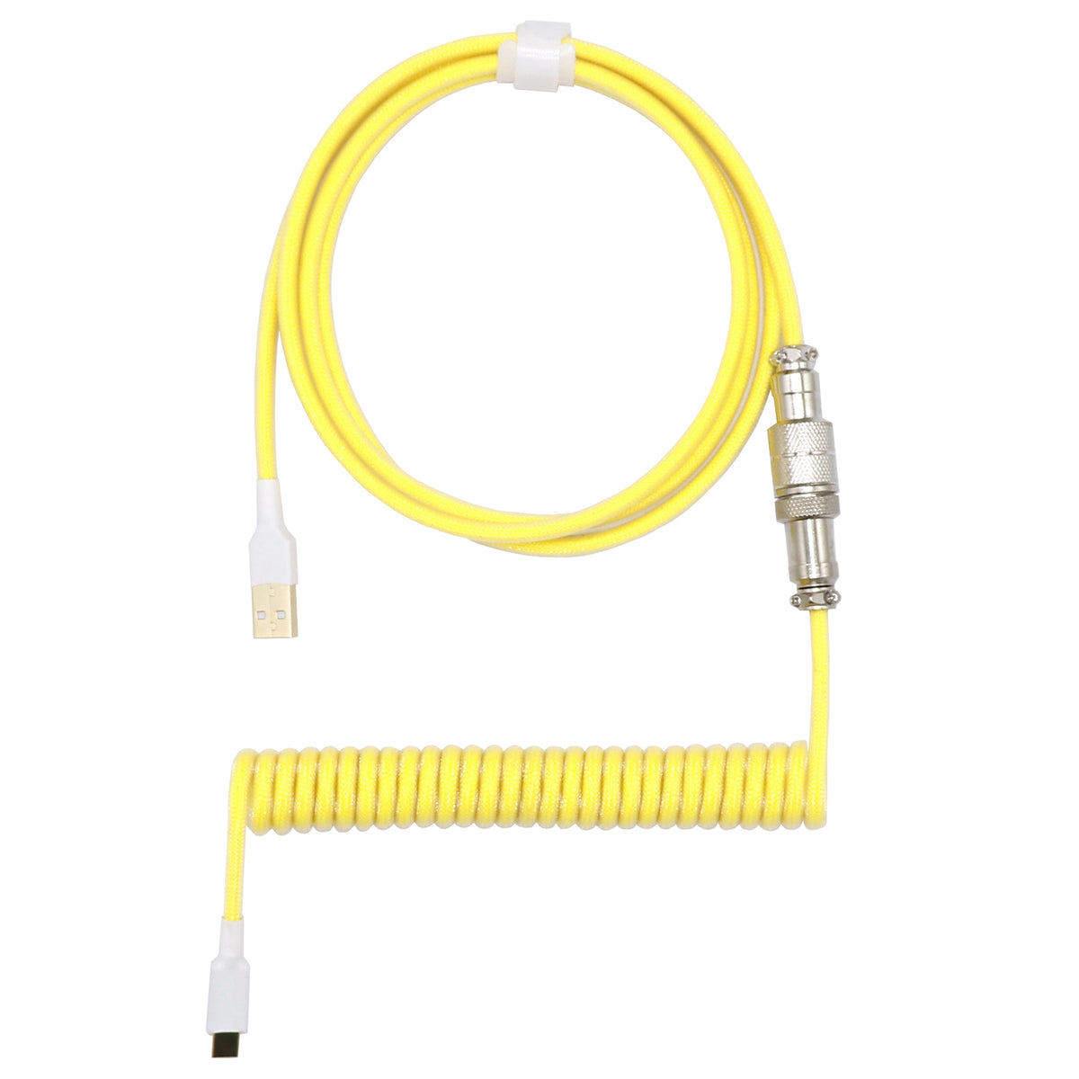 YELLOW Coiled Keyboard Cable | 12 Colors available | BUY NOW – Kraken ...