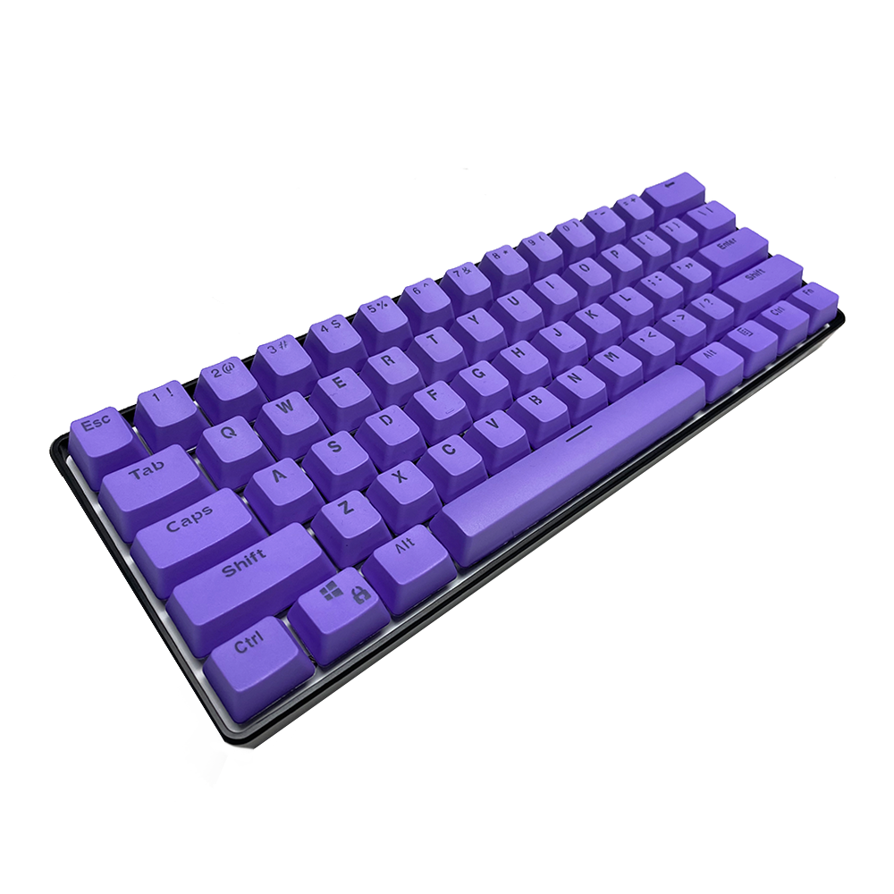 Pure Purple Keycap Set - Kraken Keycaps - Doubleshot PBT - BACKLIT ...